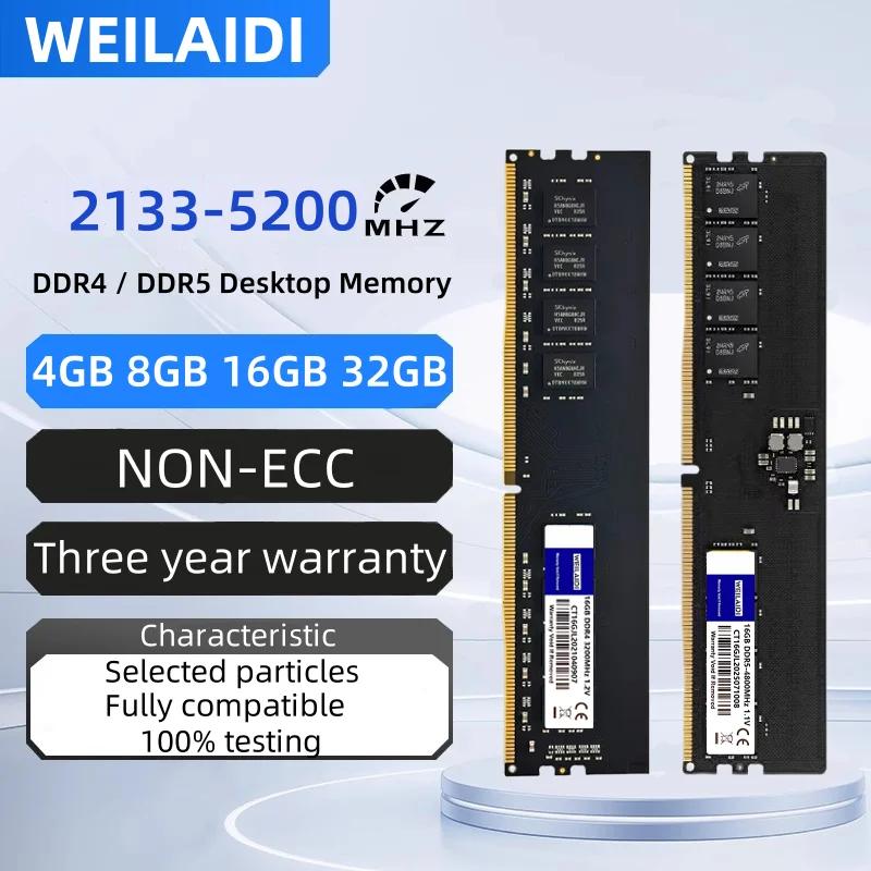 Memória RAM DDR4 DDR5 para Desktop 4GB a 48GB 2133-5600MHz