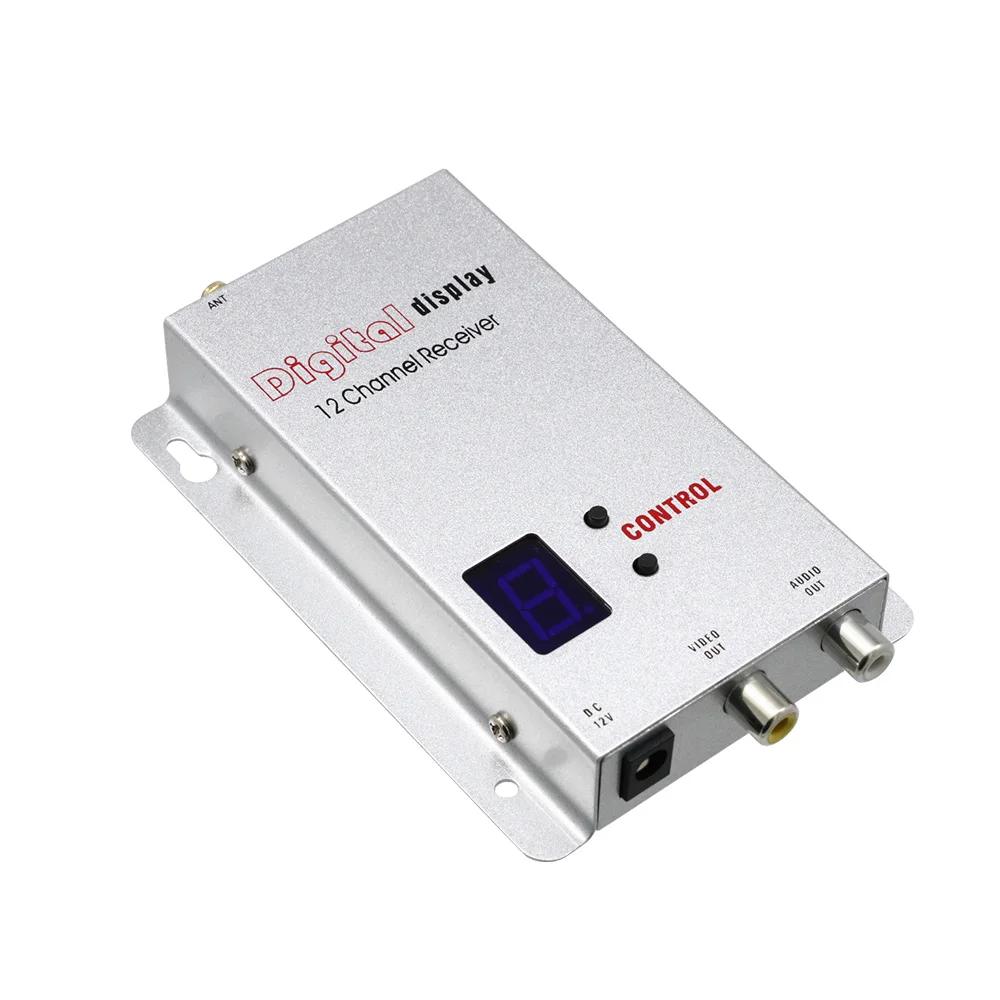 Receptor Transmissor de Vídeo e Áudio Sem Fio 1.2G 5W 6CH 12CH